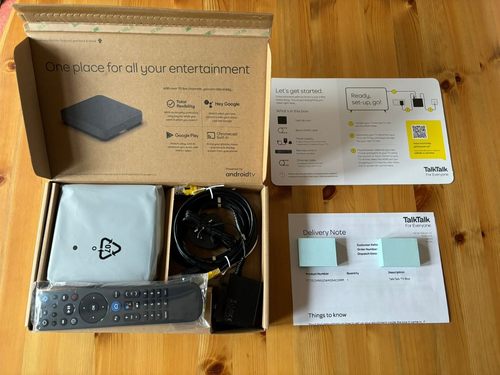 TalkTalk TV Hub Technicolor 4K Youview Android TV Box UZW4054TTG UHD ...