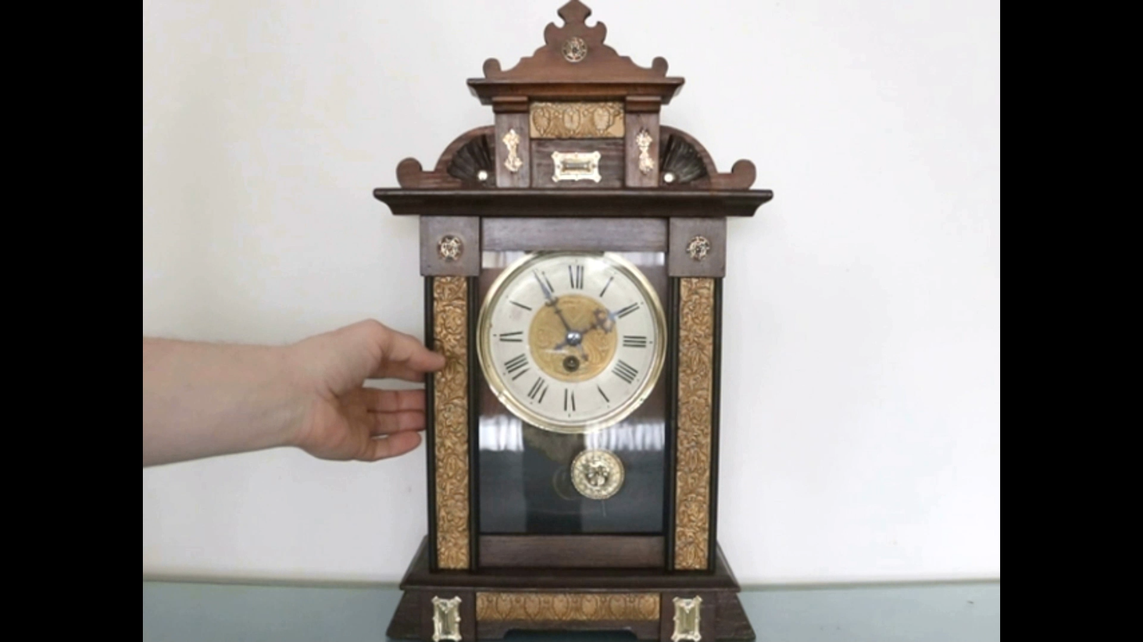 MAUTHE Mantel Clock Antique SPECIALTY! 1902-1905 Germany RESTORED AND ...