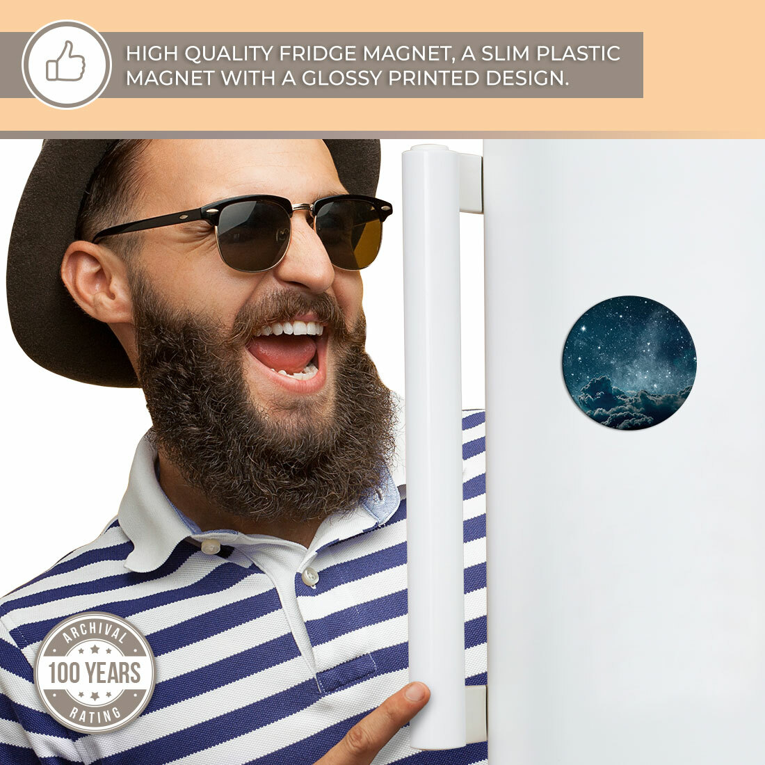 Awesome Fridge Magnet - Dark Nebula Space Solar System NASA Cool Gift ...