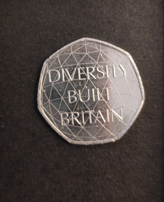 Very Rare Diversity Built Britain 50p Coin 2020. (1 unit) | eBay
