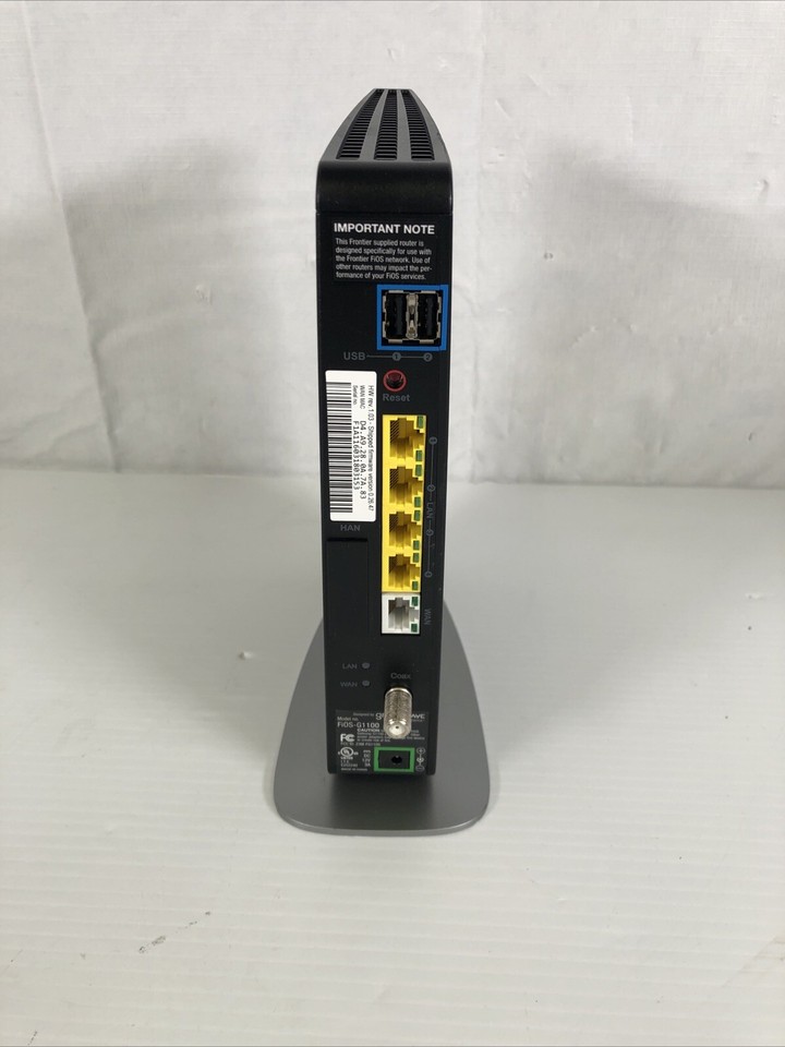 Frontier Verizon FIOS G1100 Modem Wireless Wi-Fi Router Dual Band No ...