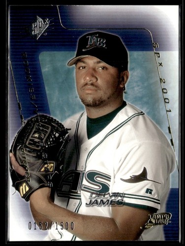 2001 SPx Delvin James Rookie 0152/1500 Tampa Bay Devil Rays #202 | eBay
