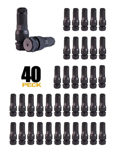 40 Pcs Low Voltage Wire Tap Connectors Waterproof 12-20 Gauge Landscape ...