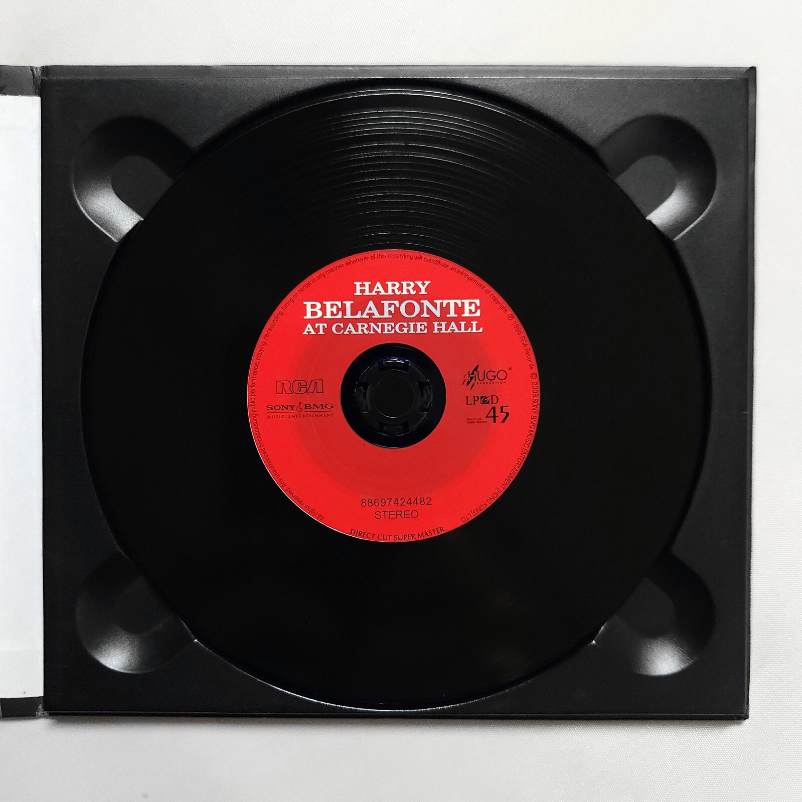 Harry Belafonte at Carnegie Hall LPCD45 CD HUGO Direct Cut Super Master ...