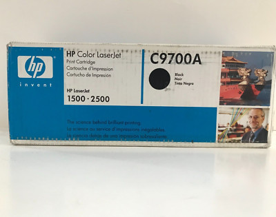 HP OEM Genuine C9700A 121A Color LaserJet 1500 2500 Toner Cartridge ...