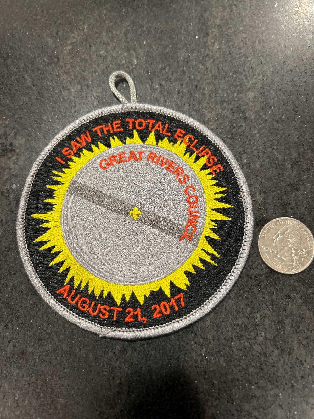 2017 BSA Solar Eclipse Patch Great Rivers Council | eBay