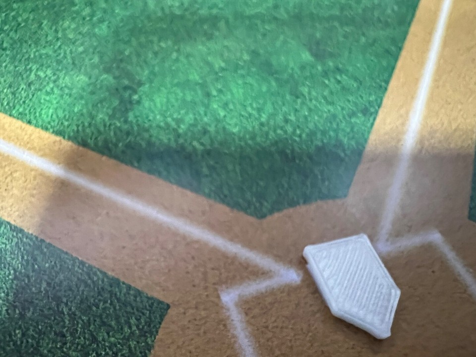 Set of HO Scale Baseball Bases and Pitcher's Mound - Model Train ...