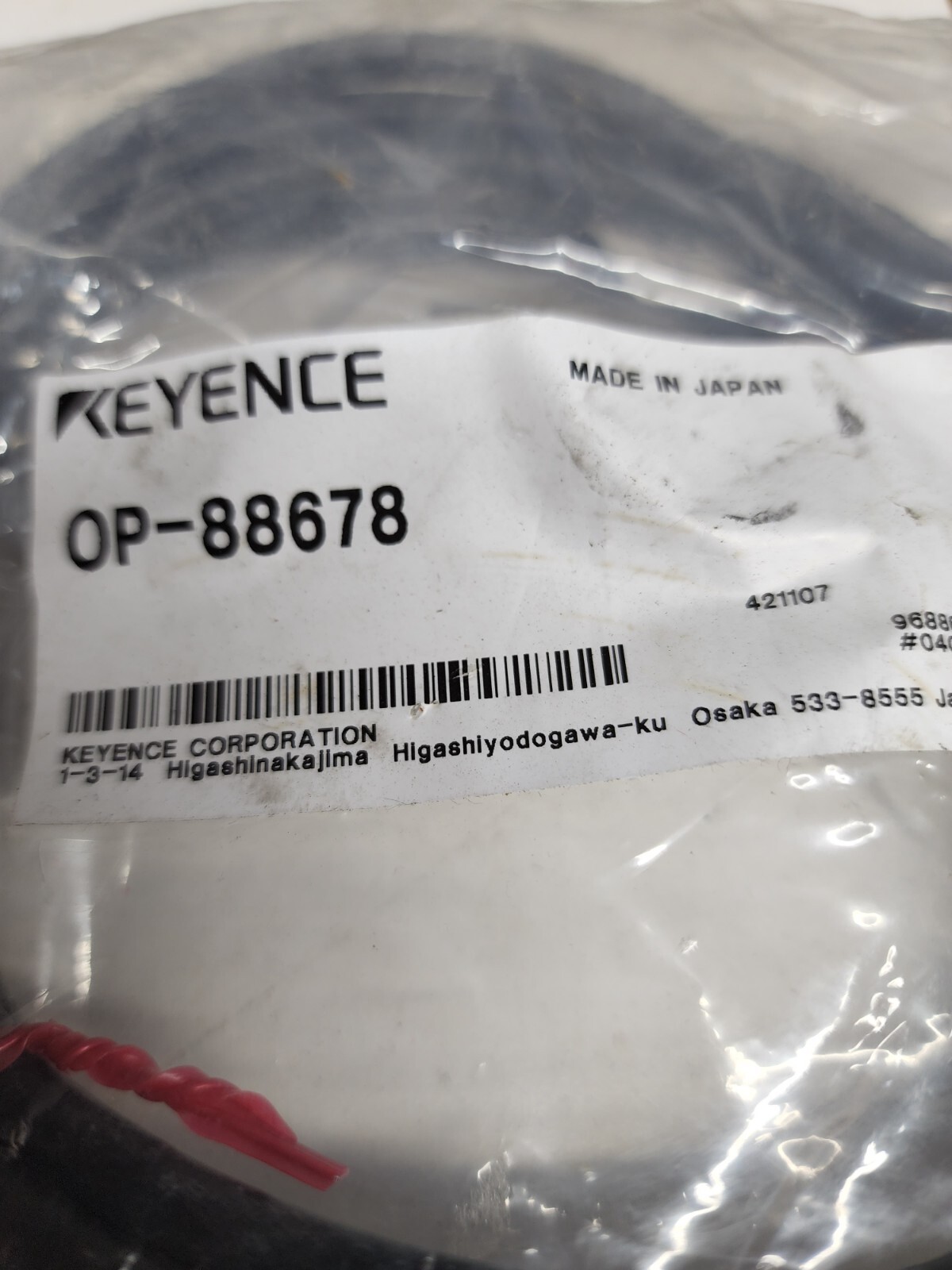 KEYENCE+OP-88678+CONNECTOR+CABLE for sale online | eBay