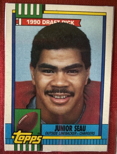 Junior Seau (RC) - 1990 Topps Tiffany Draft Pick - #381 - Chargers | eBay