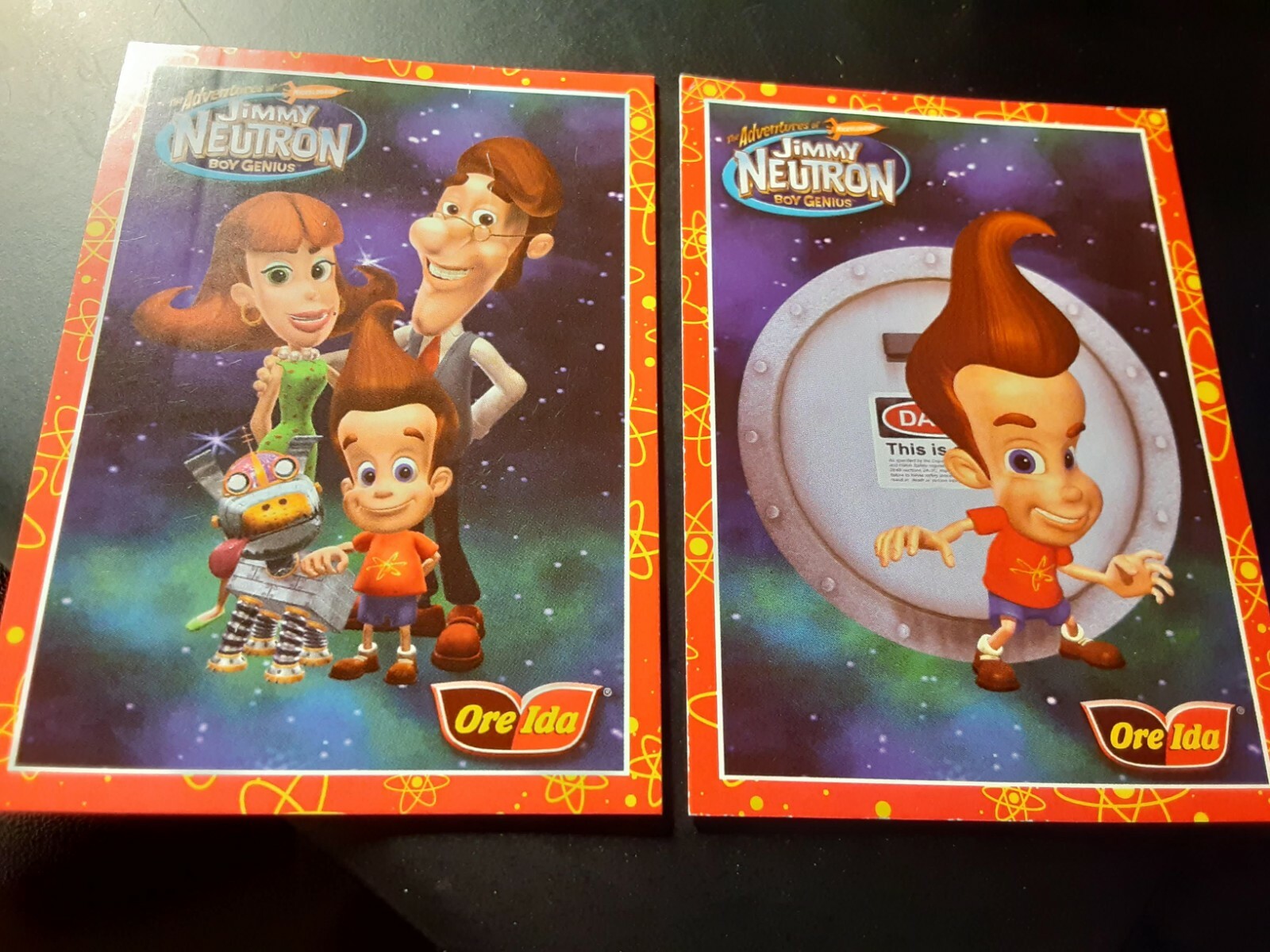 2002 LOT OF 2 Ore-Ida Adventures of Jimmy Neutron Boy Genius PROMO ...
