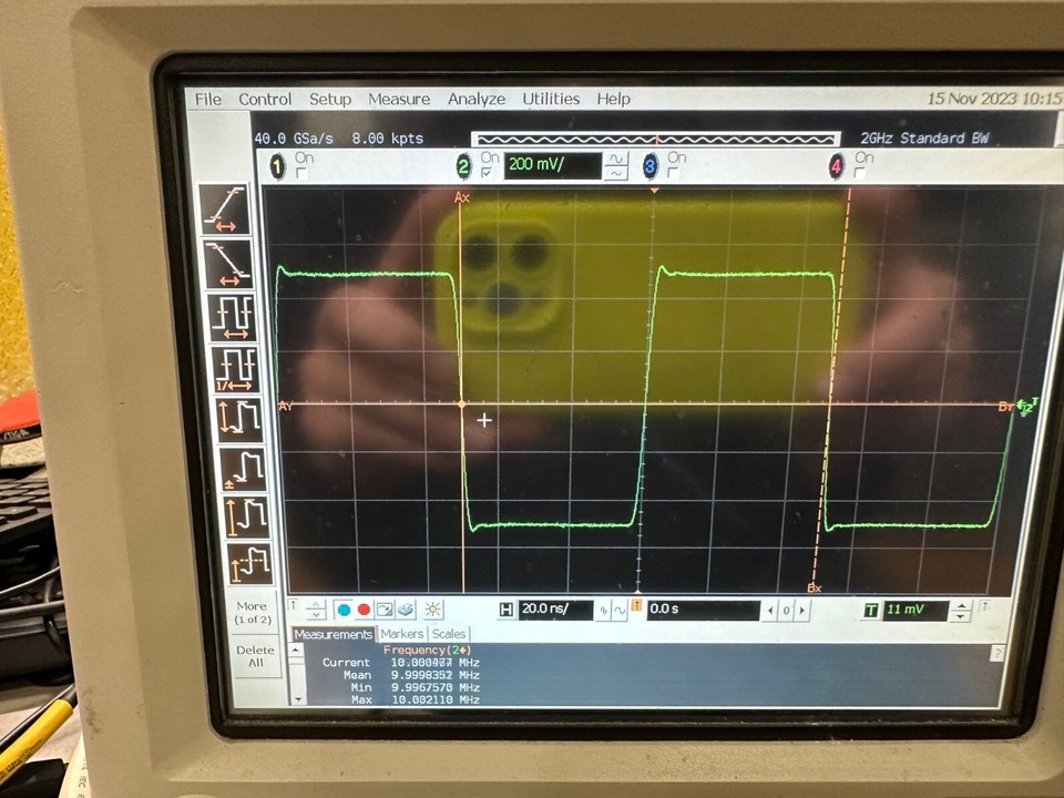 Agilent DSO80204B 2GHz, 4Channel, 40 GSa/s Digital scope pass ...