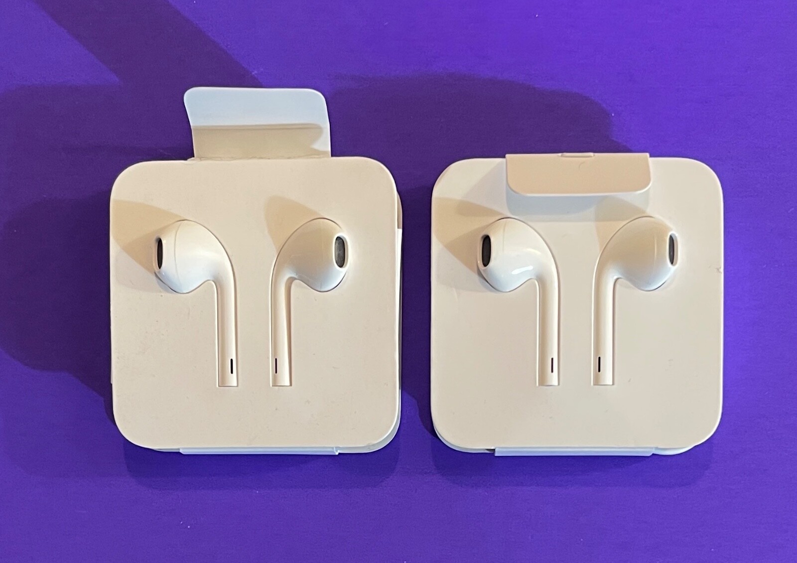 1 Pair of Open Box Apple A1748 EarPods Headphones - White w/Lightning ...