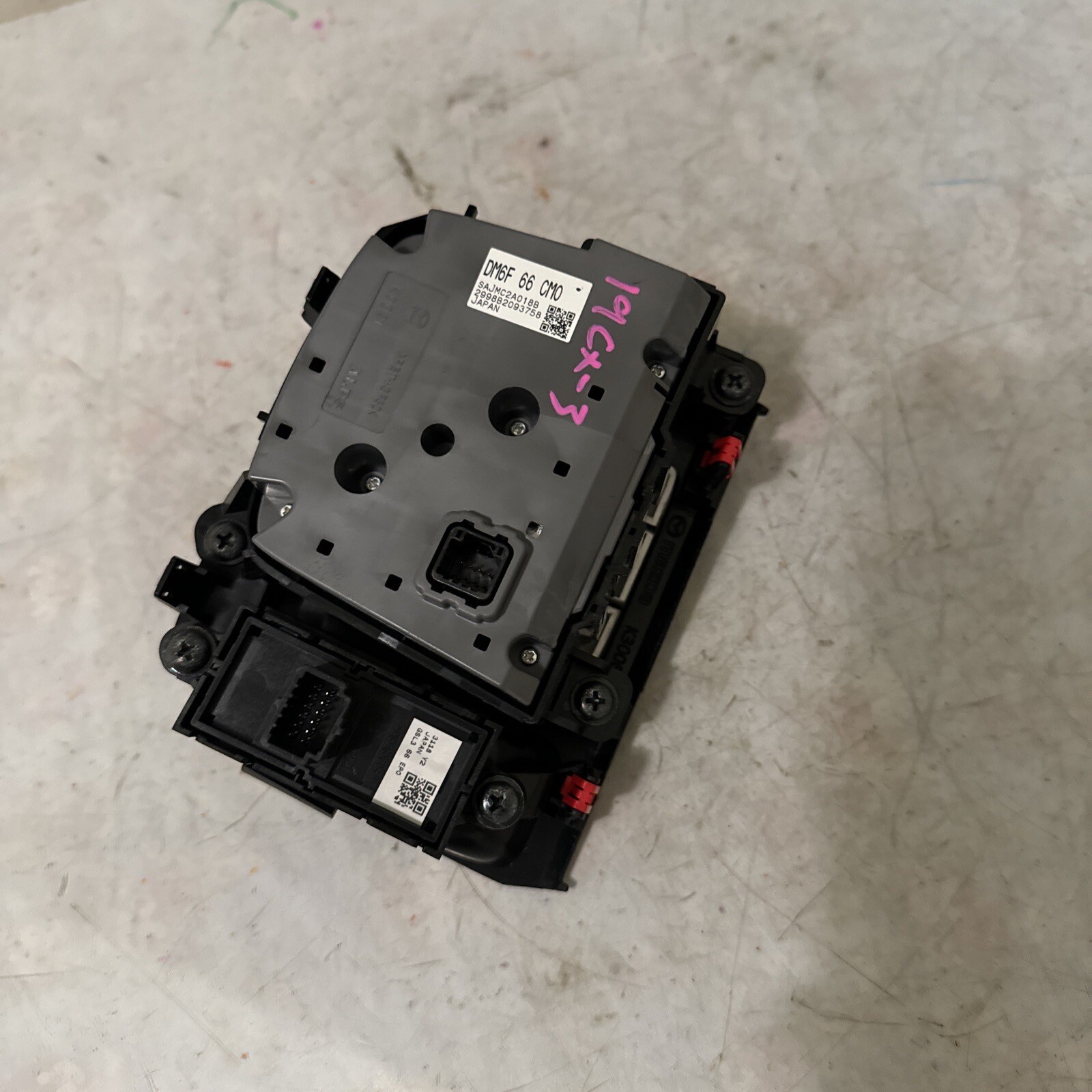 2019 MAZDA CX3 MEDIA CONTROL NAVIGATION SWITCH OEM DM6F66CM0 | eBay