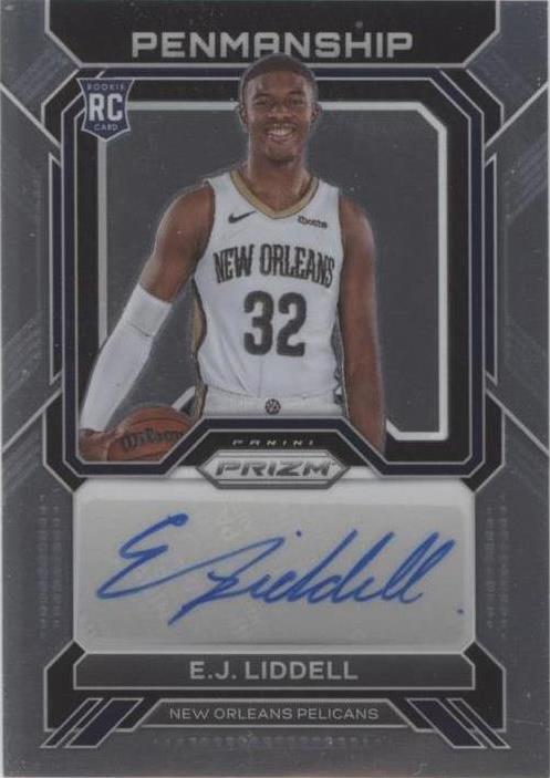 2022-23 Panini Prizm - Rookie Penmanship E.J. Liddell #RP-EJN (AU, RC ...