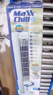 Maxx Chill (120-Volt) White Ventless Portable Air Conditioner Cools 100 ...