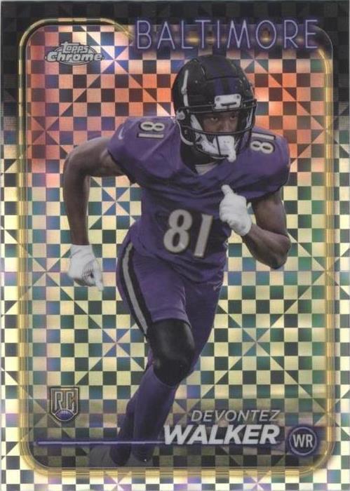 2024 Topps Chrome - Rookies Devontez Walker #287 X-Fractor (RC) for ...
