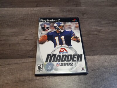Madden NFL 2002 PS2 PlayStation 2 + Reg Card - Complete CIB 14633143355 ...