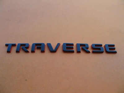 18 19 20 21 22 CHEVROLET TRAVERSE REAR SIDE EMBLEM LOGO BADGE SIGN ...