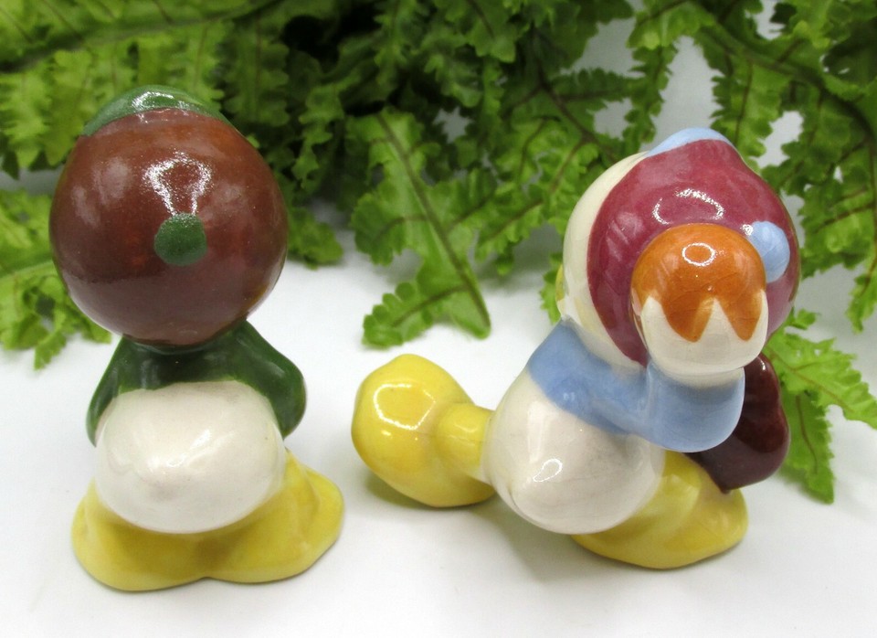 VTG DISNEY EVAN SHAW CERAMIC POTTERY HUEY AND DEWEY PLAYING BASEBALL ...