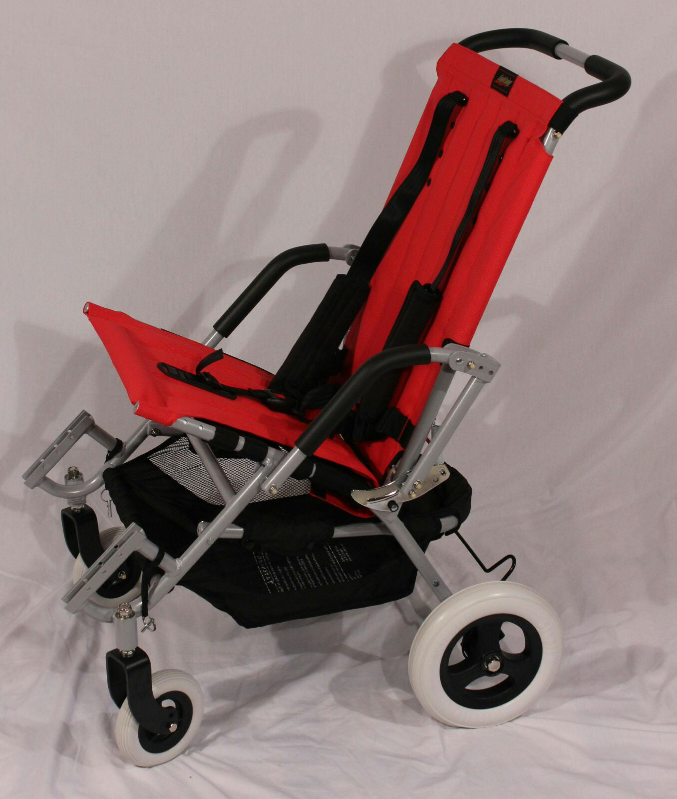 New Red Special Needs 16-18 in. Wheelchair stroller 150 lbs with lots ...