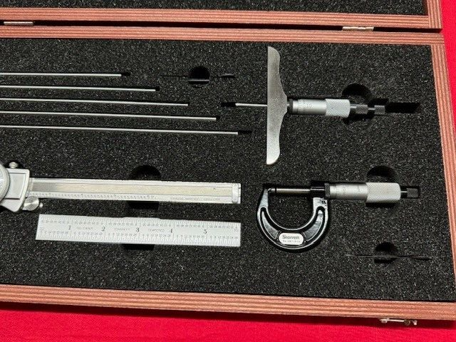 Starrett S9922 Precision Measuring Tool Set - Inch Set - Mechanical IN ...
