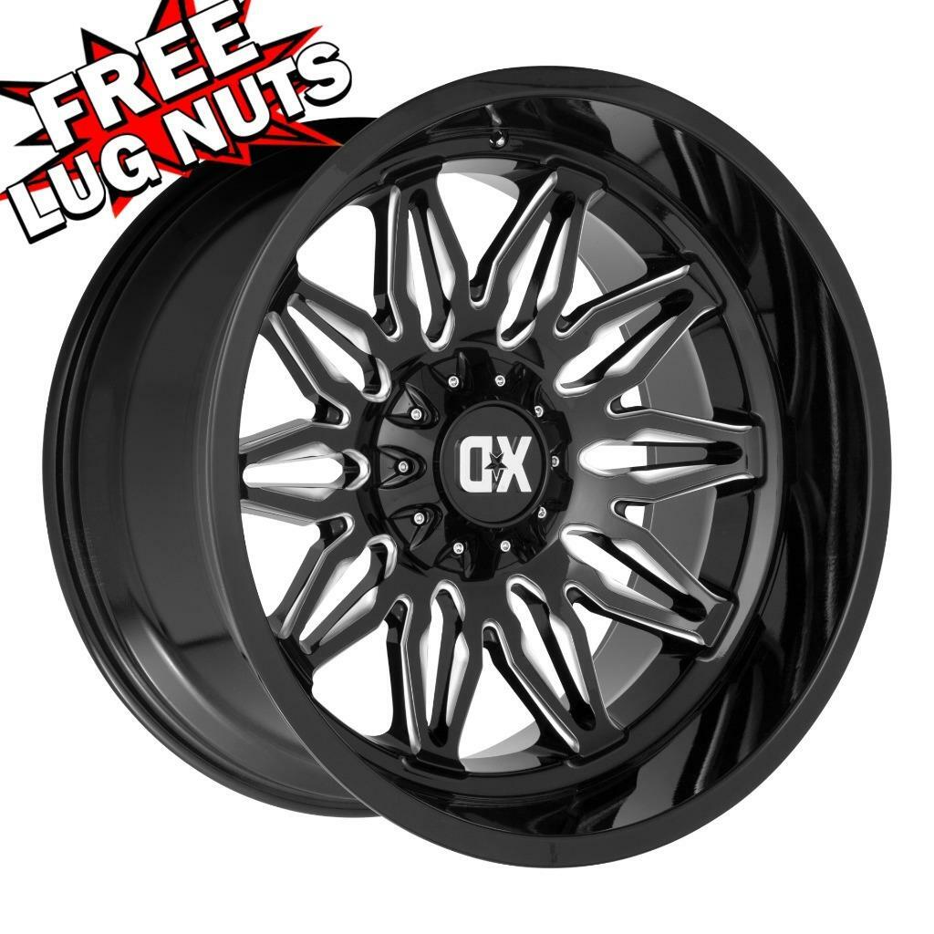 22 inch 22x10 XD XD859 GUNNER BLACK MILLED wheel rim 5x5 5x127 -18 | eBay