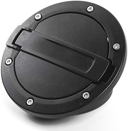 Gas Cap Cover Black Fuel Tank Door Fuel Filler Door Fit For Jeep ...