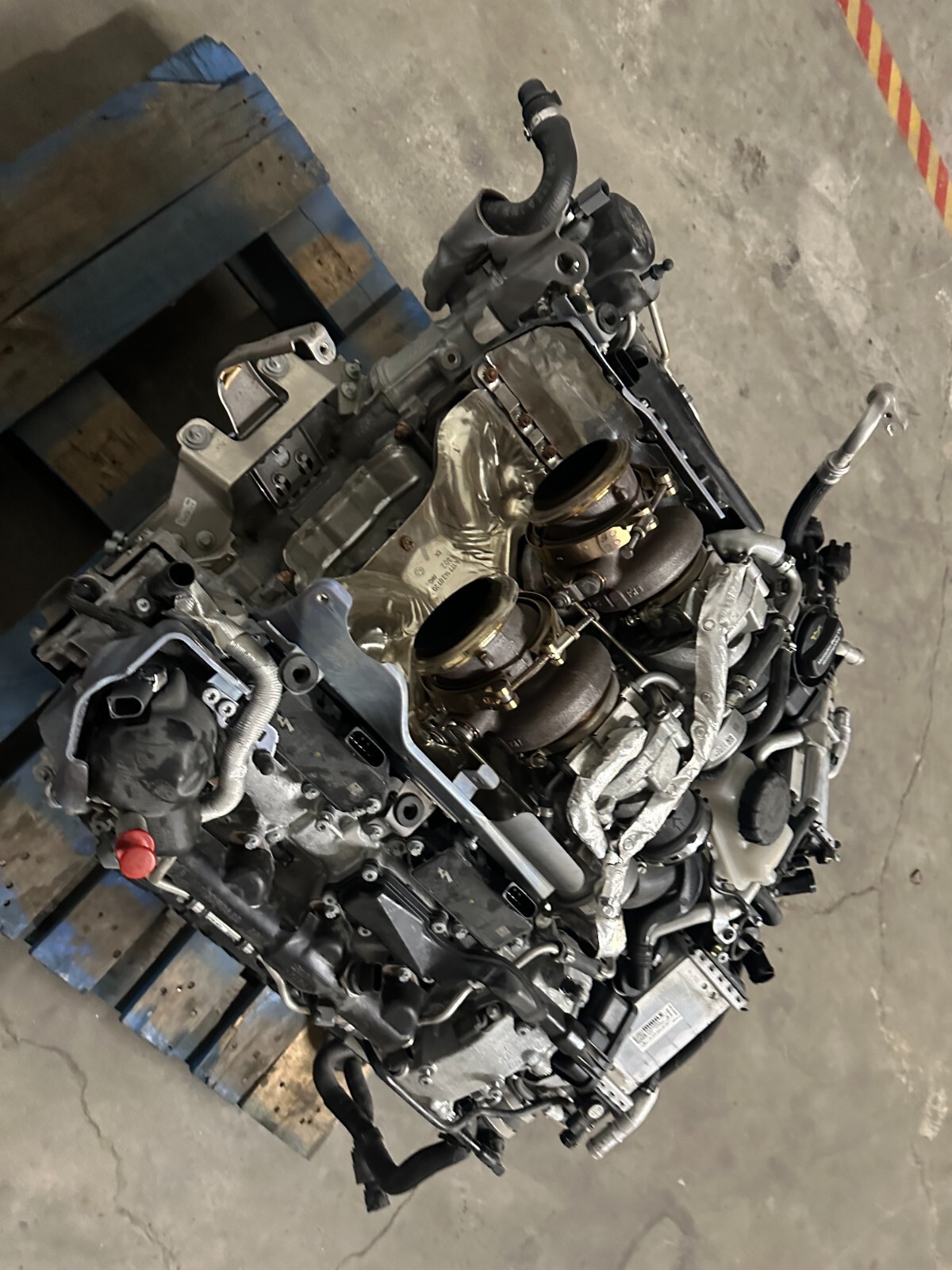 2017 MERCEDES-BENZ C63 AMG C205 4.0L V8 Turbo ENGINE M177 14K MILES OEM ...