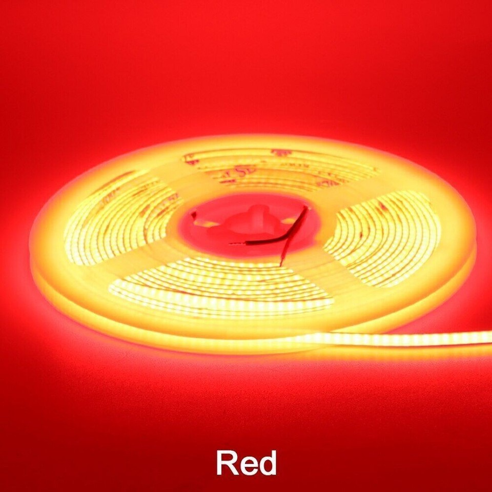 Super Thin 2mm COB LED Strip Light DC12V Lights Strip Ribbon Lamp Tape ...