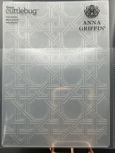 Cricut Cuttlebug Anna Griffin Cane Paisley 5”x7” Embossing Folder ...