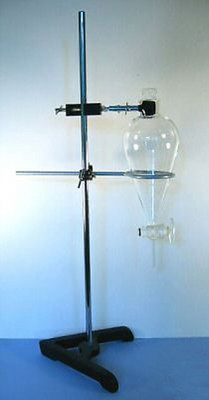 SEPARATORY FUNNEL 500 mL w/ SUPPORT STAND and HARDWARE | eBay