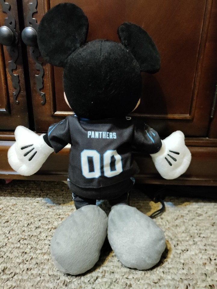 Disney NFL Carolina Panthers Mickey Mouse Stuffed Plush 17” Football ...