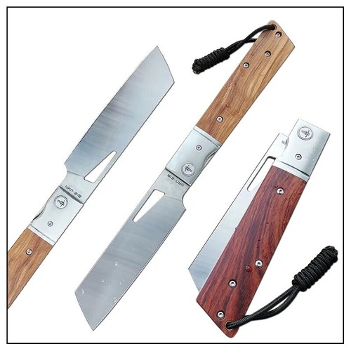 Folding Cleaver Pocket Knife Foraging Mushroom Knives Garden Kitchen ...