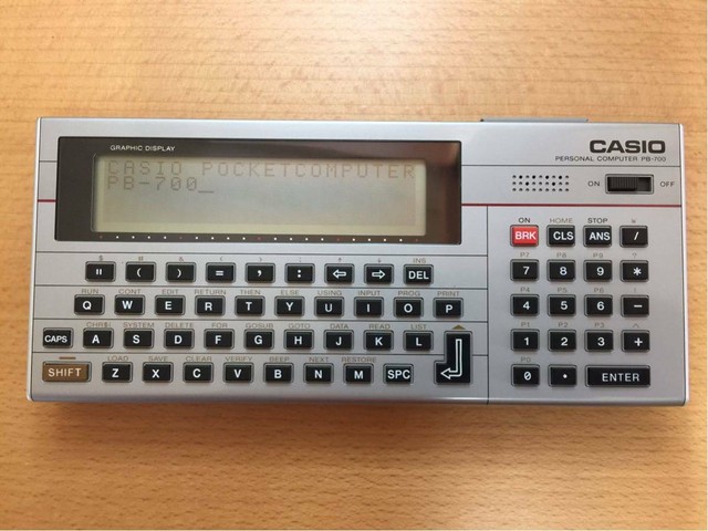 Casio PB-700 personal computer vintage calculator BASIC programmable ...