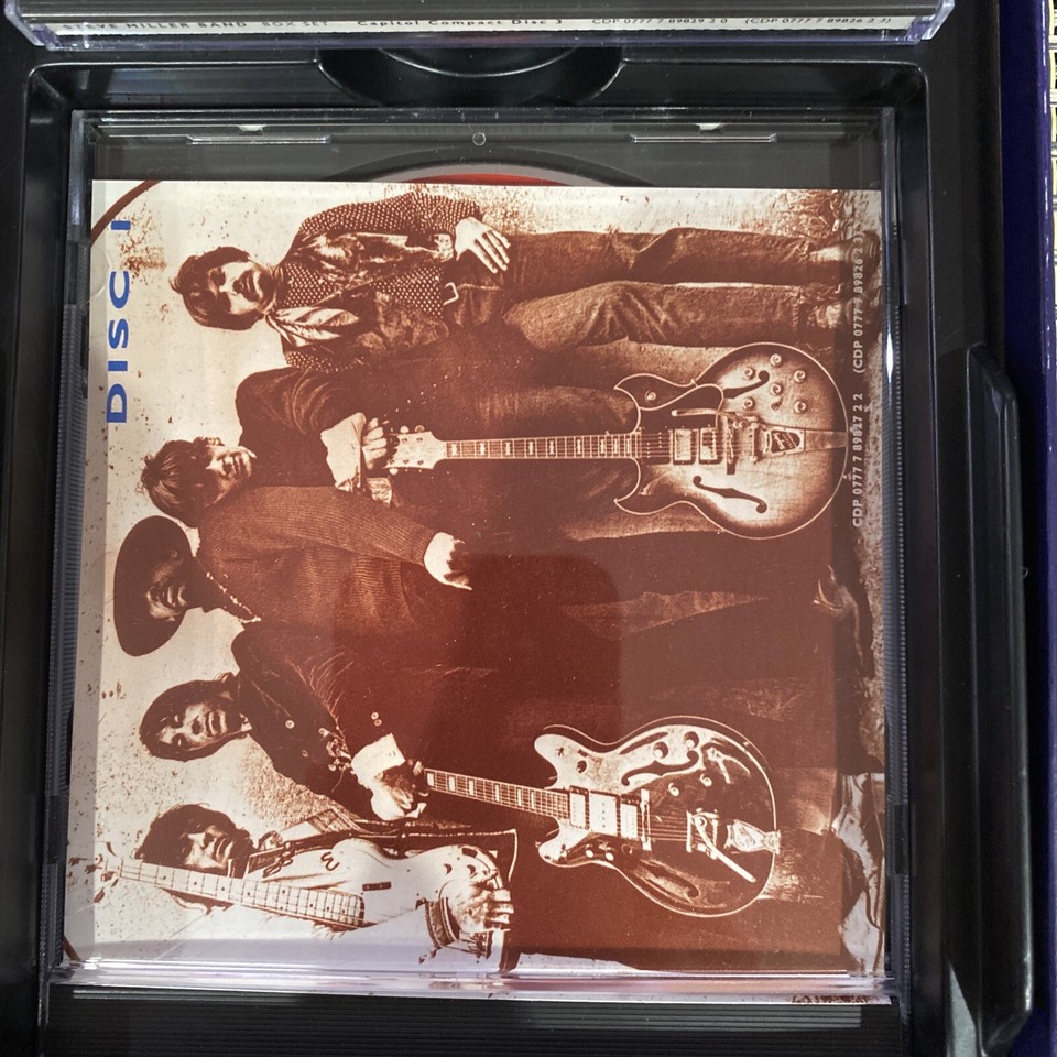 Steve Miller Band, Box Set, 3 Capitol CDs 1994 DISCS ARE IN VERY GOOD ...