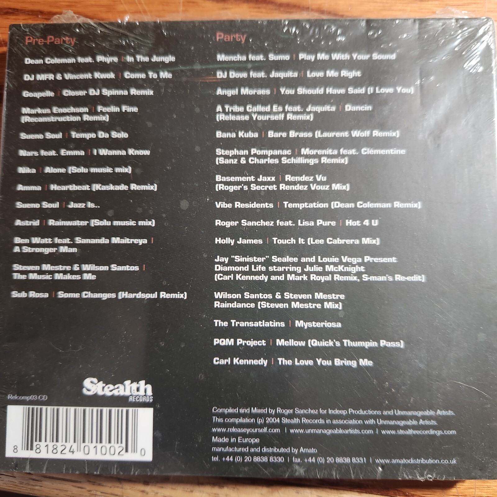 Release Yourself, Vol. 3 [Digipak] by Roger Sanchez (CD, Aug-2004, 2 ...