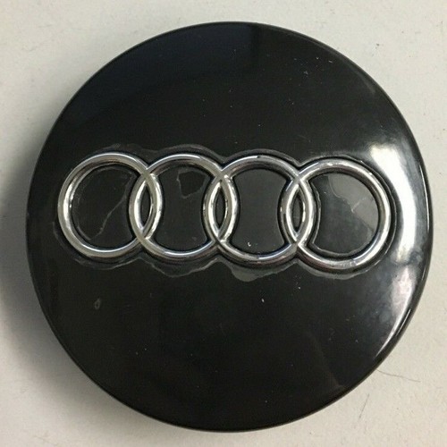 60mm OEM Audi Center Hub Cap 4B0601170 GLOSS BLACK no broken tabs | eBay