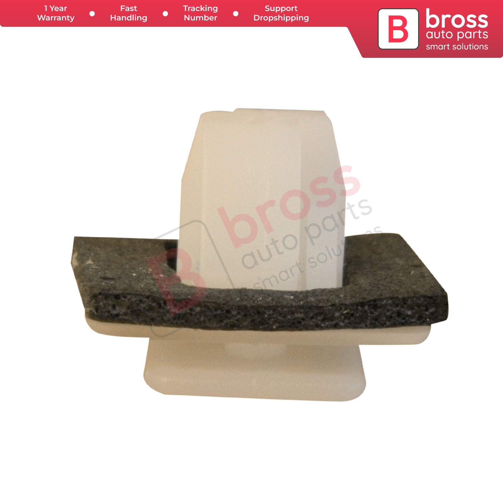 10 Pieces Moulding Clip With Sealer for Hyundai 87756 2E000 87756 38000 ...