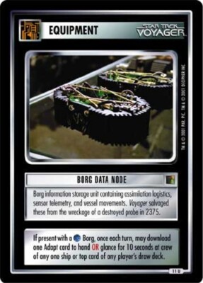 Star Trek: Borg Data Node [Ungraded] The Borg STCCG Decipher 1E | eBay