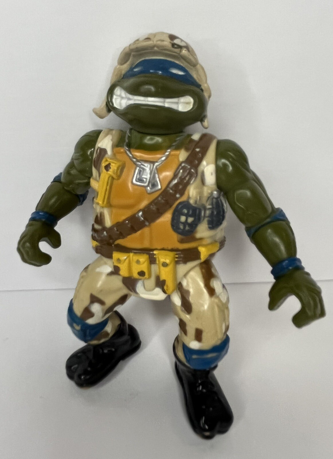 Vintage 1991 TMNT Teenage Mutant Ninja Turtles Military LEONARDO Lieutenant Leo | eBay