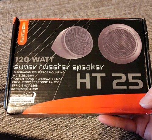 120W Super Tweeter Speaker Car Audio Flush/Angle/Surface Mounting | eBay