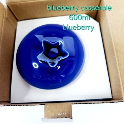 Duty Free! Le Creuset Mini Blueberry Cocotte JDM 0.6L 20oz Stoneware ...