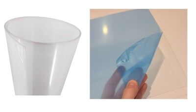 Clear Transparent PETG Vivak Moldable Plastic Film Flexible Frame Sheet ...