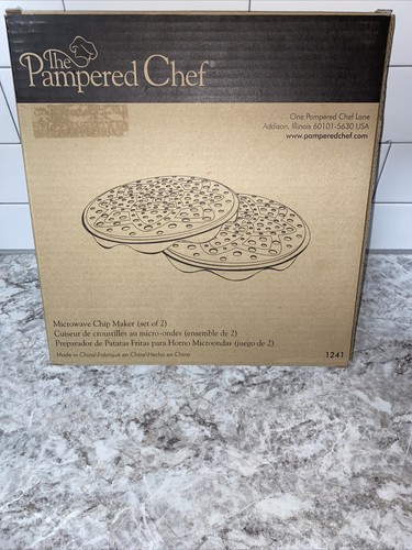 2 Pampered Chef Microwave Chip Maker 1241 99901012410| eBay