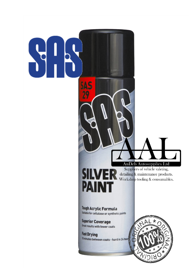 SAS Silver Paint Aerosol Spray 500ml Sas3 for sale online | eBay