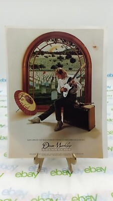 RUSH ALEX LIFESON 1986 DEAN MARKLEY GUITAR 11 X 8.5 PRINT AD h2 | eBay
