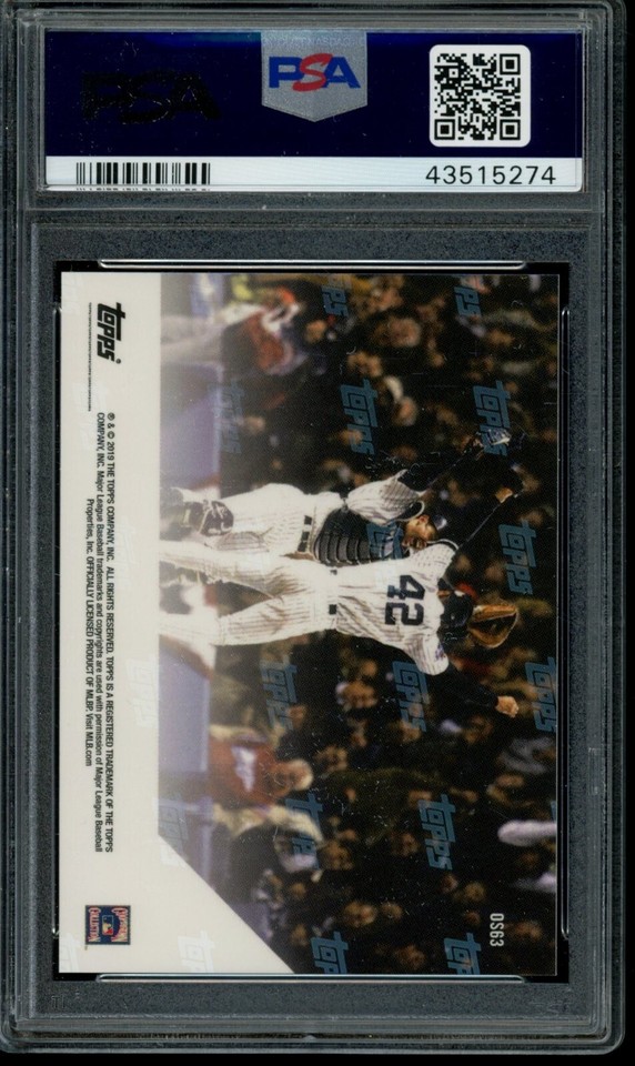2018 Topps Now Mariano Rivera PSA 9 Mint #OS63 Hall of Fame Electee ...