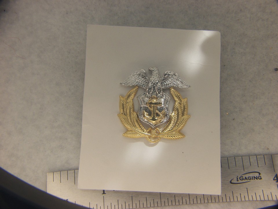 Military US Coast Guard cap badge | eBay