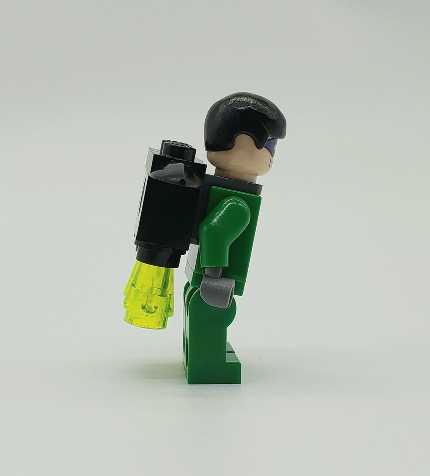 Lego The Riddler Minifigure w Jet Pack Backpack 7787 7785 DC Batman I ...