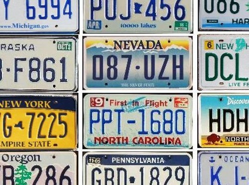 COMPLETE SET 50 UNITED STATES License Plates - ALL 50 USA States GOOD ...